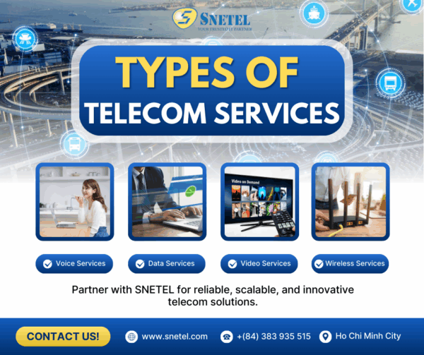 Types and Benefits of Telecom Services You Should Know – SNETEL
